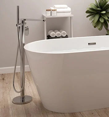 Luxury Floor Standing Bath Taps | Freestanding Mixers | Norbreck ...